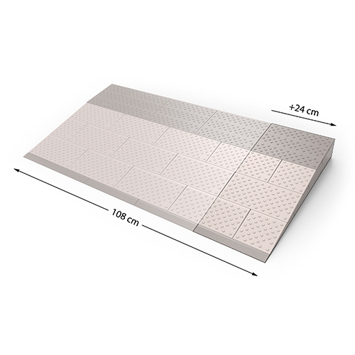 Drempelhulp verbredingsset SecuCare antislip | Medipoint